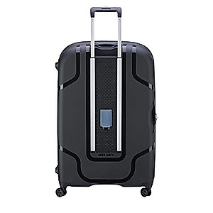 DELSEY Paris Clavel Hardside Expandable Luggage with Spinner Wheels, Black, Checked-Large 30 Inch