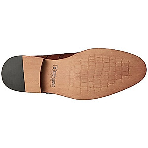 Stacy Adams Men's Dunbar-Wingtip Oxford, Cognac, 10.5 W US