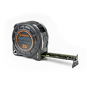 Lufkin 1-3/16" x 35' Shockforce Nite Eye G1 Dual Sided Tape Measure - L1135B