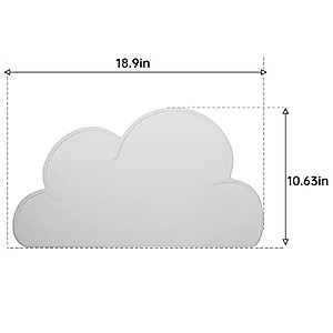 PandaEar 2 Pack Silicone Table Placemats Food Grade Mats for Kids Baby Toldder| BPA Free Non Slip Eating Table Mat Lightweight Portable with Unique Raised Edge (Pink Grey)