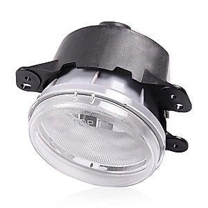 CHEDA Fog Lights Compatible with 2010-2018 Dodge Journey,2007-2017 Jeep Wrangler,2014-2018 Jeep Cherokee,2011-2013 Jeepgarnd Cherokee, 2011-2014 Dodge Charger,1pc (Clear Lens)