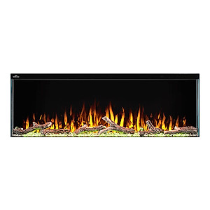 Napoleon Trivista 50 inch Wall Mount Electric Fireplace - Black, NEFB50H-3SV