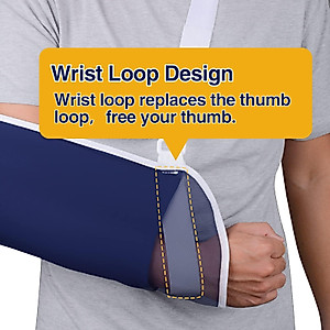 Ultrassist Arm Sling for Shoulder, Elbow, Wrist Injuries, Arm Sling Suitable for Adults with Lightweight and Breathable - Large Size