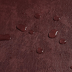 Yaheetech PU Leather Armchair, Mid-Century Accent Chair with Tapered Legs Tufted Sofa High Back Oversized Chairs for Living Room Home Office Bedroom, Chestnut Brown