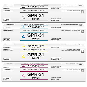 GPR-31 Toner Cartridges Black Cyan Magenta Yellow Compatible for Canon GPR31 NPG-46 EXV29 2790B003AA 2802B003AA 2798B003AA 2794B003AA for ImageRUNNER Advance C5030 C5030i C5035 C5035i C5235 C5240