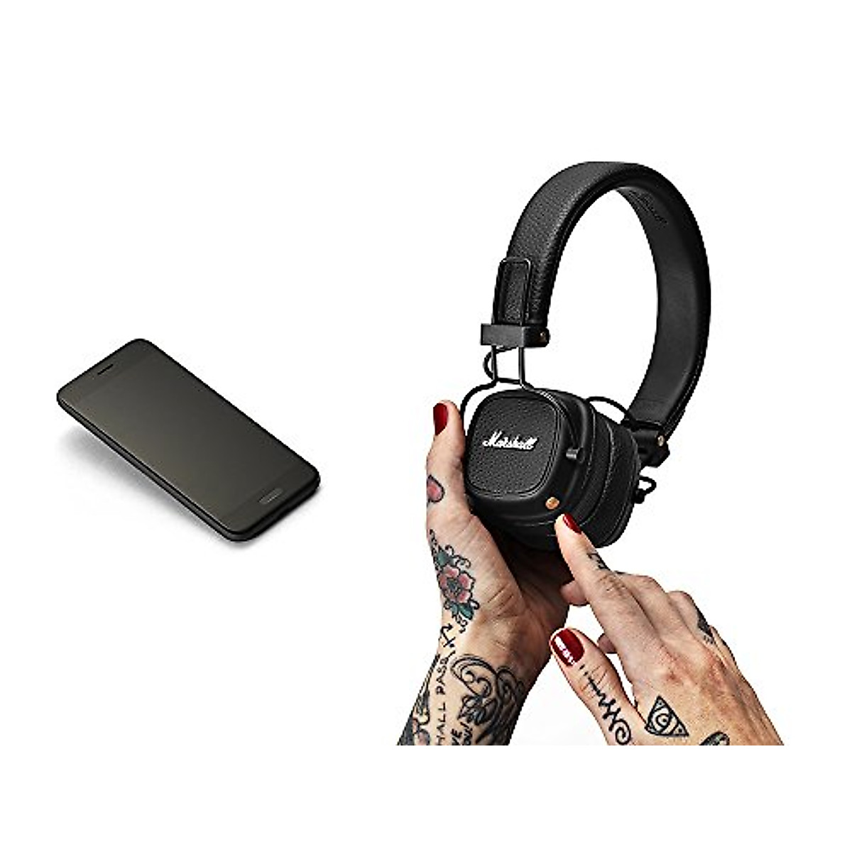 Marshall Major III Bluetooth Wireless On-Ear Headphones, Black - New