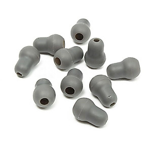 FASTROHY 10Pcs Silicone Soft Earplug Eartips Earpieces for Littmann Stethoscope Reusable Grey