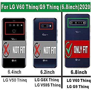 Asuwish Compatible with LG V60 G9 ThinQ Case and Tempered Glass Screen Protector Cover Cell Accessories Slim Soft Silicone Phone Cases for LGV60ThinQ V 60 Thin Q V60ThinQ 60V 5G Women Men Black