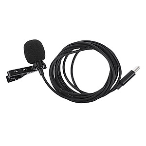 ERINGOGO lavalier Microphone USB mic pro Microphone Phone mic Mini mic Mini Broadcast Mic Clip- on Mic Lapel Mic Condenser Clip on Microphone Professional Mic lav mic TPE Wireless