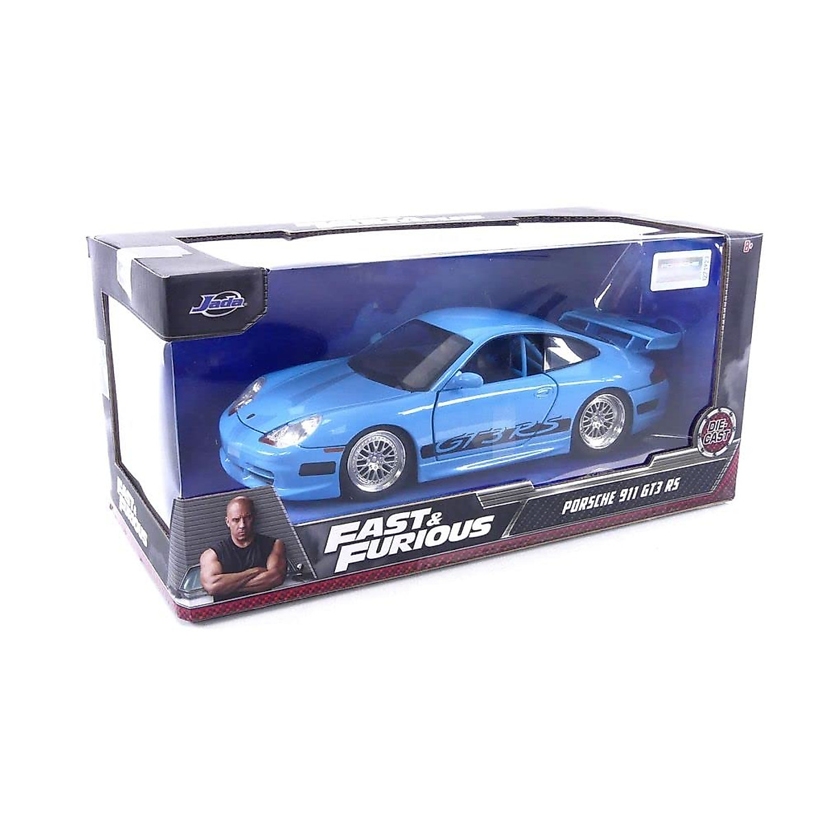 Jada Toys Fast & Furious Brian's Porsche 911 GT3 RS 1:24 Die-cast Car, Toys for Kids and Adults