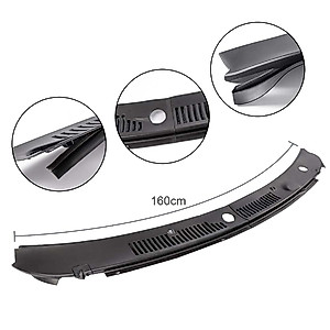 PIT66 2Pcs Windshield Wiper Cowl Vent Grille Grills Panel Hood Compatible with 99-04 Ford Mustang GT SVT