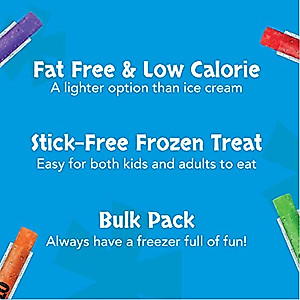 Otter Pops, Original Assorted Freezer Pops, 1oz Freeze Pops in Six Zippy Flavors, 100 Count, (85100)