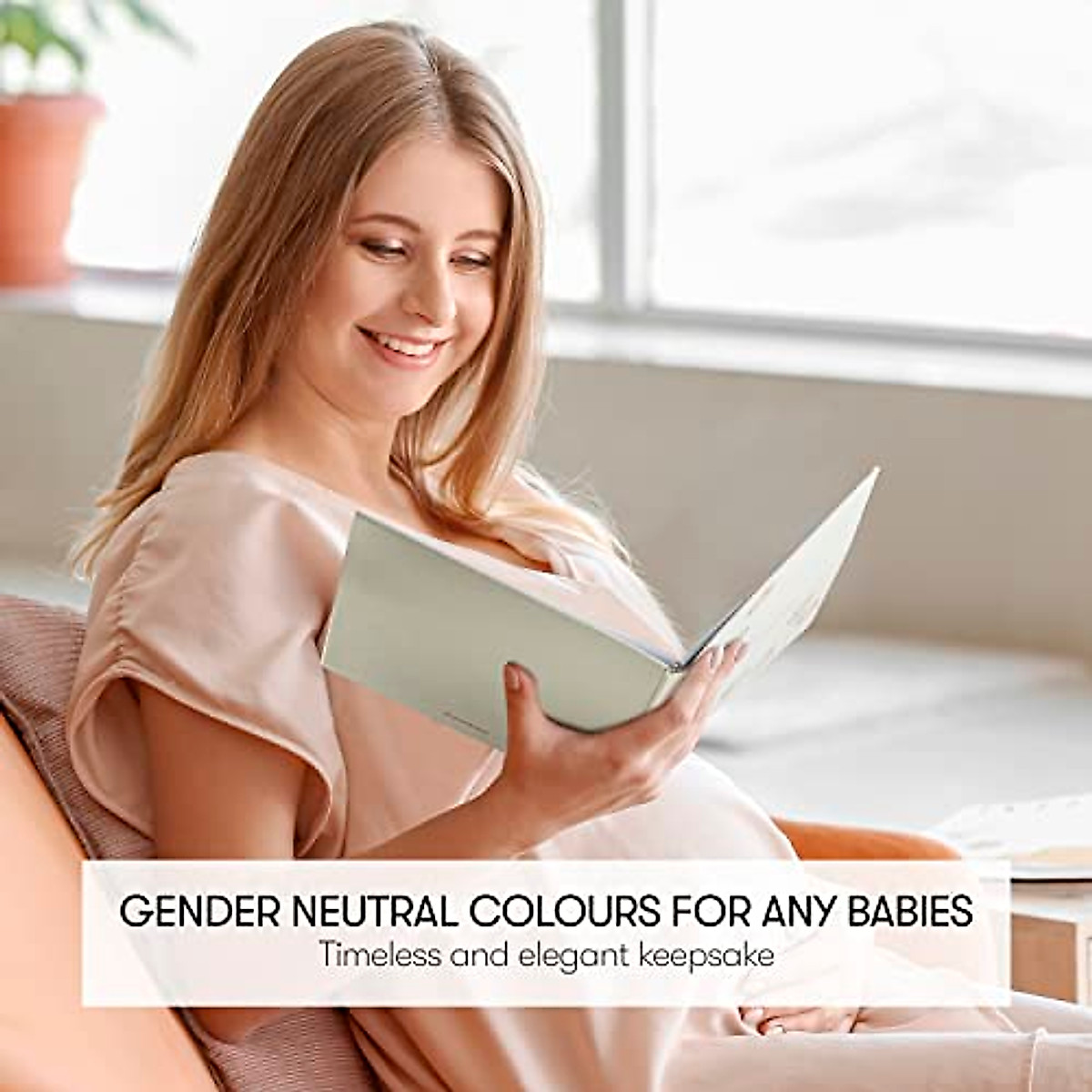 Pregnancy Journal for First-time Moms & Moms who Have Been There, Done That. Gender-Neutral Baby Keepsake. Memory Book for First time Moms