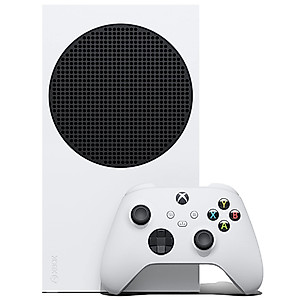 Microsoft Xbox Series S 512GB SSD All-Digital Console - Fortnite & Rocket League, Wireless Controller, 1440p Gaming Resolution, Up to 120 FPS, HDR(High Dynamic Range), AMD FreeSync, Controller Skin (Renewed)