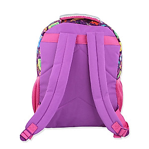 Disney Princess Girl's 16 Inch School Backpack Bag (One Size, Purple/Pink)