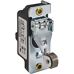 Telemecanique Sensors 9007AB23 Snap Switch with Roller Lever Plunger, No Enclosure, 1 NO + 1 NC, 600 VAC, 15 Amp