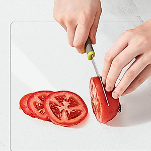 Acrylic Anti-Slip Transparent Cutting Board, 2023 New Acrylic Cutting Boards for Kitchen Counter, Clear Chopping Board Non Slip Cutting Boards with Lip for Kitchen Cutting (16 * 12 in)
