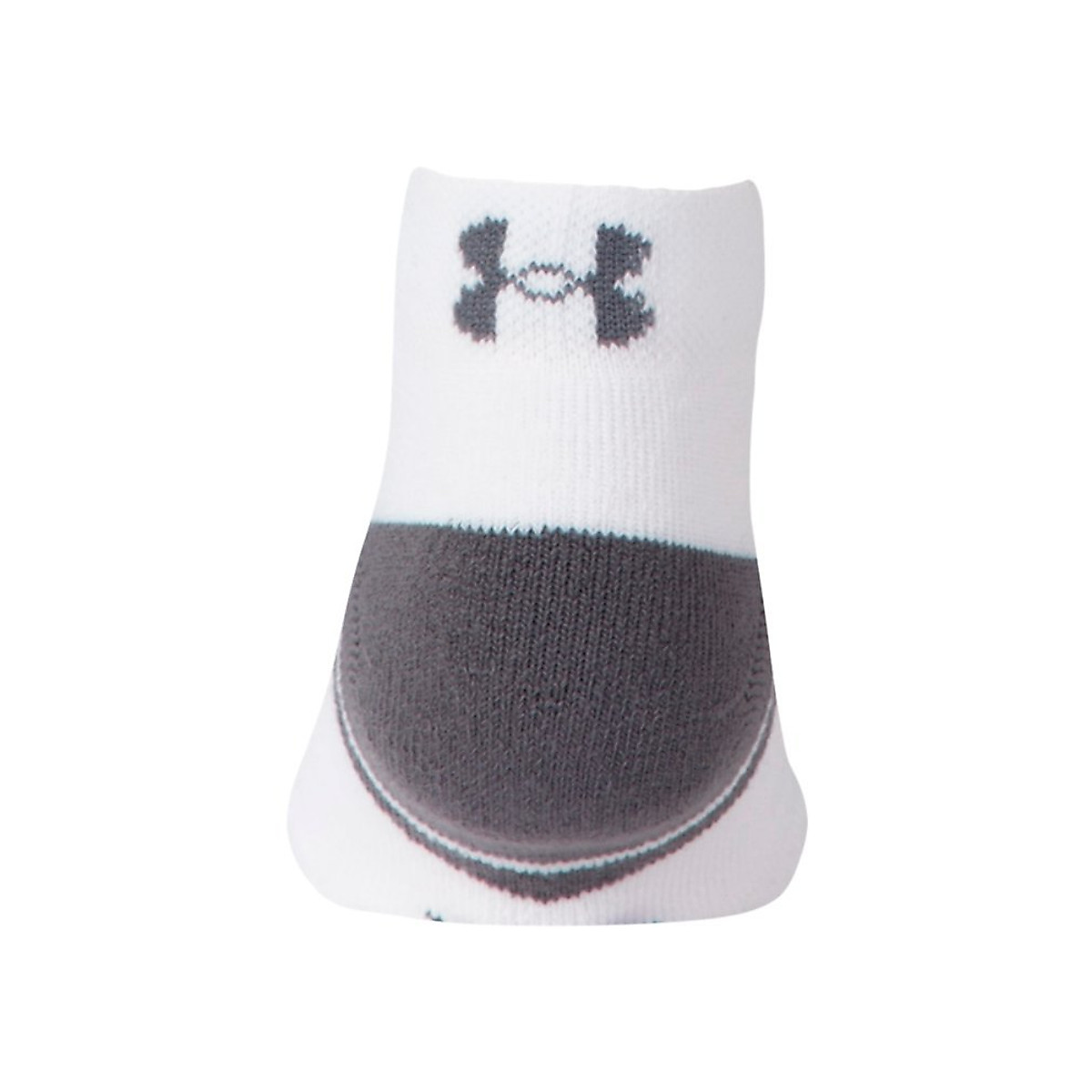 Under Armour Youth Resistor 3.0 Low Cut Socks, Multipairs, White/Graphite (6-Pairs), Small