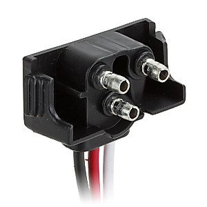 Partsam 8X Truck Trailer Molded 3 Prong Pigtail Harness Stop Turn Tail Brake Backup Light