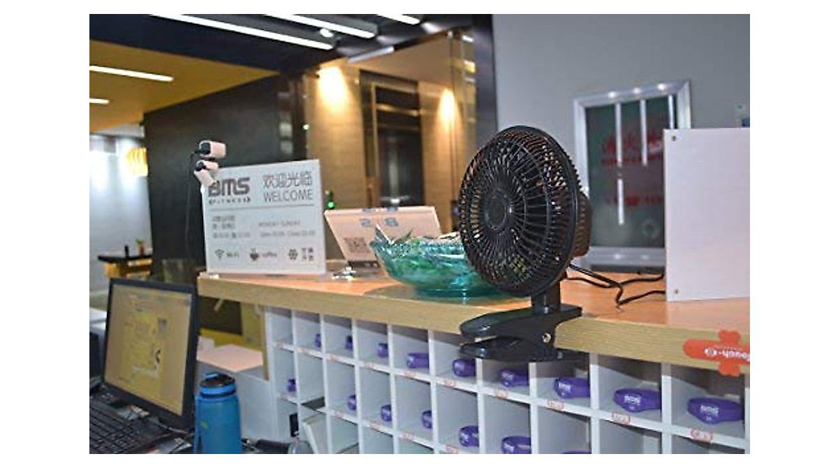TN TONNY 6-Inch Clip-On Fan - Adjustable & Versatile