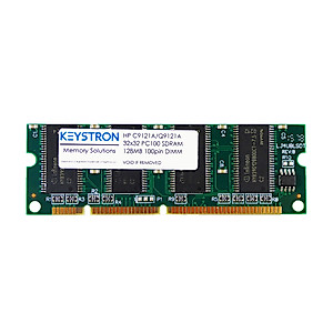 Keystron 128MB Printer Memory DIMM Compatible with HP C9121A Q7709A for Color Laserjet 2500L 2500LSE 2500N 2505 2550L 2550ln 2550n