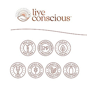 Live Conscious FemmeWell Women's Probiotics for Vaginal Health | Oregano Oil & Caprylic Acid with Lactobacillus & Digestive Enzymes 60 Capsules