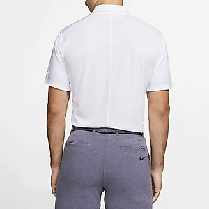 Nike Men's Nike Dri-fit Victory Polo, White/Black, Small