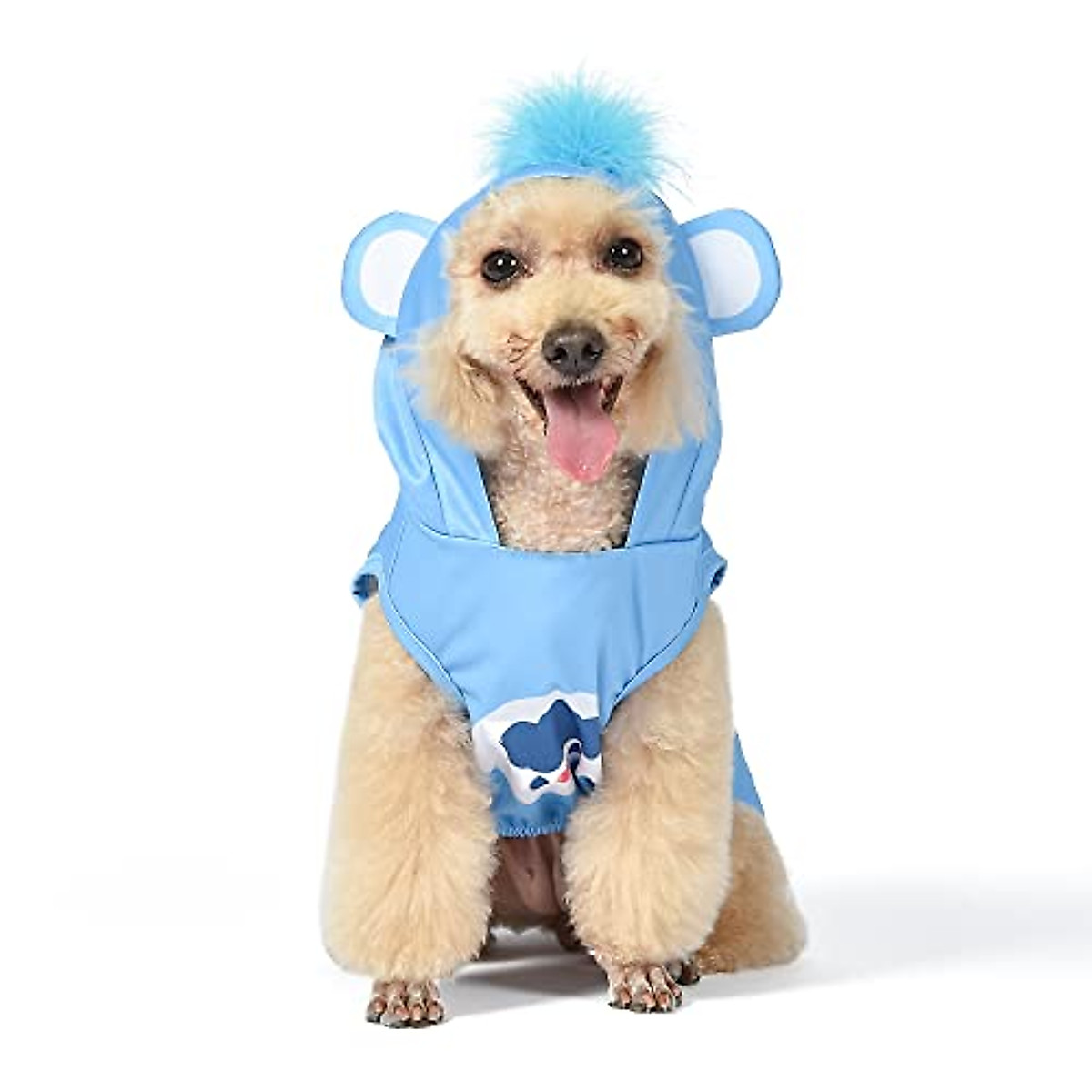 Care Bear for Pets Halloween Grumpy Bear Sleeveless Hoodie- S -| Cozy Hoodie for Dogs | Fun and Cute Halloween Costumes for Dogs| Officially Licensed Care Bears Pet Products, Blue (FF23144)