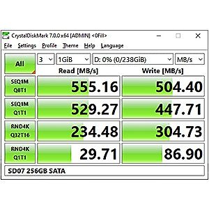 Timetec 256GBx2 (2 Pack) SSD 3D NAND TLC SATA III 6Gb/s 2.5 Inch 7mm (0.28") 200TBW Read Speed Up to 550 MB/s SLC Cache Performance Boost Internal Solid State Drive for PC Computer Desktop and Laptop
