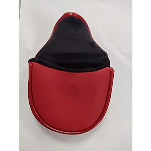 DBYAN Pebble Beach Golf Links Magnetic Mallet Putter Head Covers for Scotty Cameron, Taylormade, Titleist, Ping and Mizuno Putters,Red