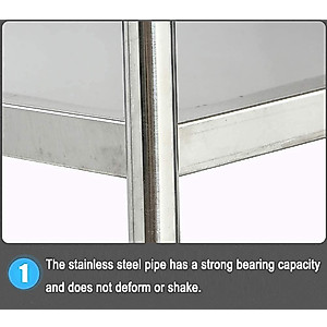 Medical Cart Household Utility Carts Trolley, Lab Cart Trolley On Wheels Tool 3 Tier Medical Equipment Cart with Brake Universal Wheel Hotel Dining Cart Beauty Salon SPA Rolling Trolley 90cm Hieght