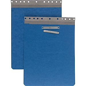 ACCO PRESSTEX Report Covers, Top Bound, 2.75 Inch Centers, Light Blue, 8.5 x 11 Inches , 2 Per Pack (A7022272A)