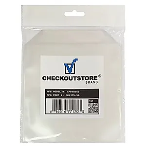 100 CheckOutStore® Clear Storage Pockets (6 x 6)