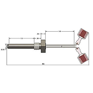 Wholesale Sensors Replacement for Pentair Stack Flue Sensor 42002-0024S for Pool & Spa Heater Electrical System 12 Month Warranty