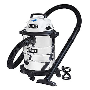 6 Gallon Stainless Steel Wet & Dry Vacuum 5.0 Peak HP