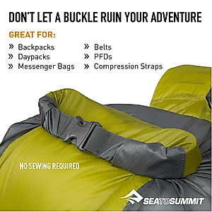 SEA to Summit Field Buckle 15MM Side Release 1 PIN (Black)