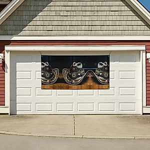 Banners and Signs for Outdoor 35x71 Backdrop for Birthday Party Business Graduation Wedding Event,American West Rodeo Hat