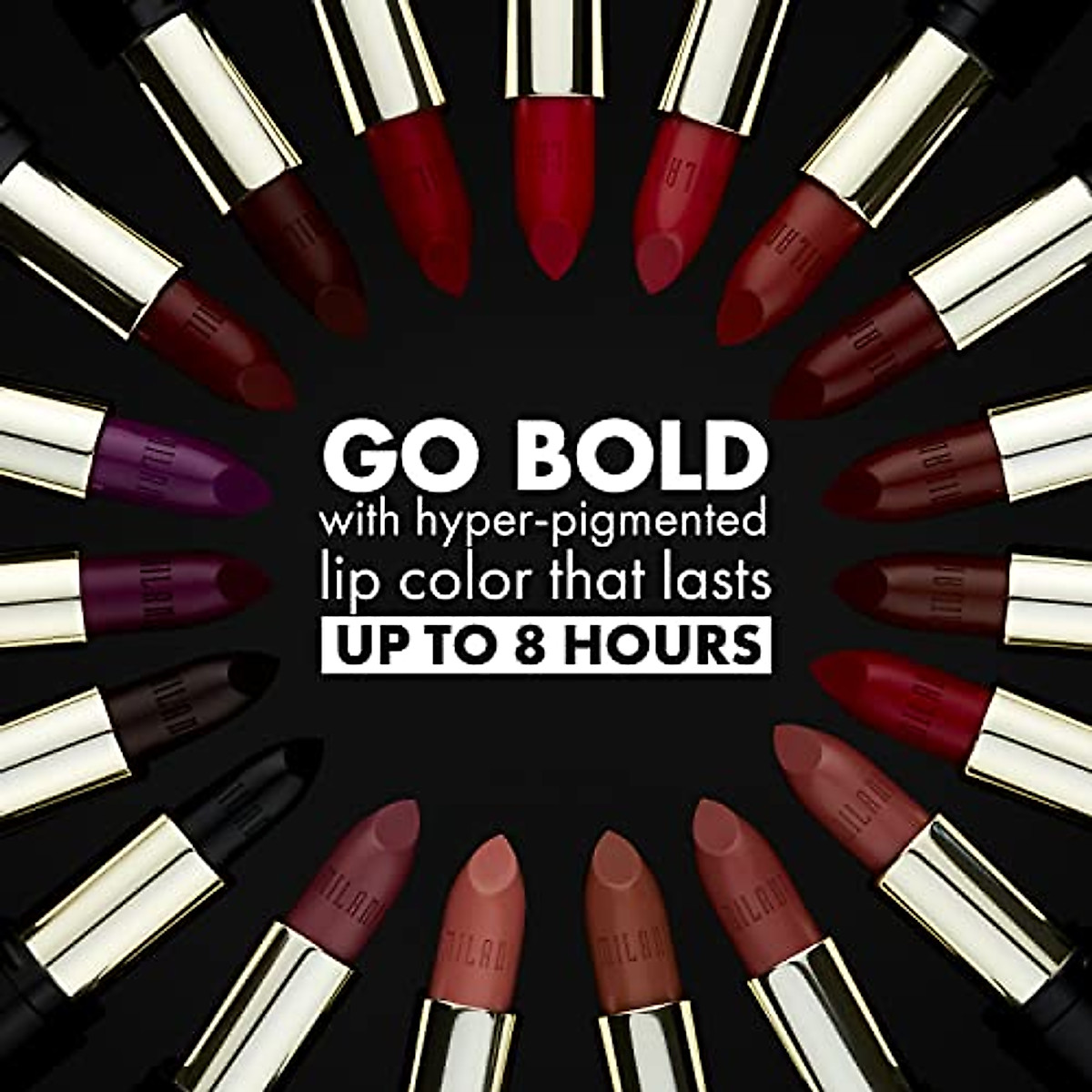 Milani Bold Color Statement Matte Lipstick - I Am Pretty (0.14 Ounce) Vegan, Cruelty-Free Bold Color Lipstick with a Full Matte Finish