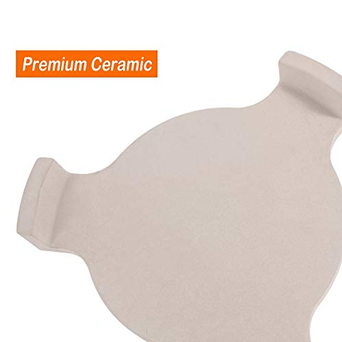 BBQ Future Heat Deflector, Plate Setter, Smoking Stone, Pizza Stone for 18" Large Big Green Egg Grill, 18" Kamado Grill, Chargriller 18" Akorn Kamado