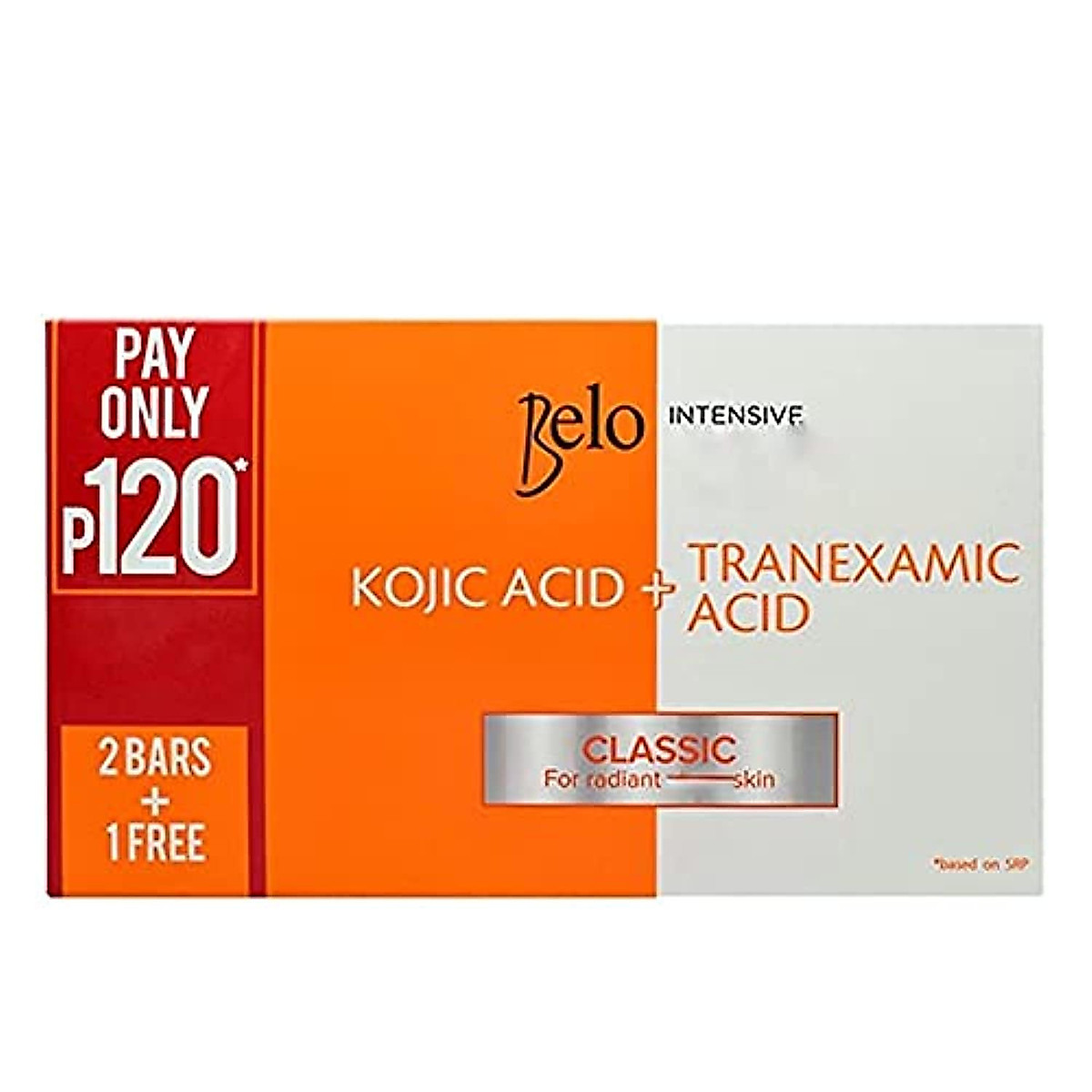 Belo Essentials Intensive Face and Body Soap, 3 x 65g