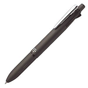 Zebra Clip-On Multi 2000 4 Color 0.7 mm Ballpoint Multi Pen 0.5 mm Pencil - Black Body