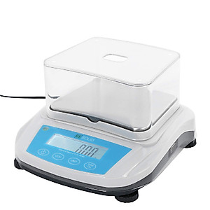U.S. Solid Precision Lab Scale 3000g x 0.01g- High Precision Analytical Balance w/USB and RS232 Interface, Detachable Draft Shield, 1x 2kg Calibration Weight,100-240 VAC