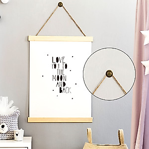 Hotop 25 Pieces Double Headed Picture Hangers Nails Small Head Hanging Nails Picture Photo Hanging Hook Pins Decorative Nail Hook Hangers for Home Office School (Bronze) as shown MY-Hotop-11068