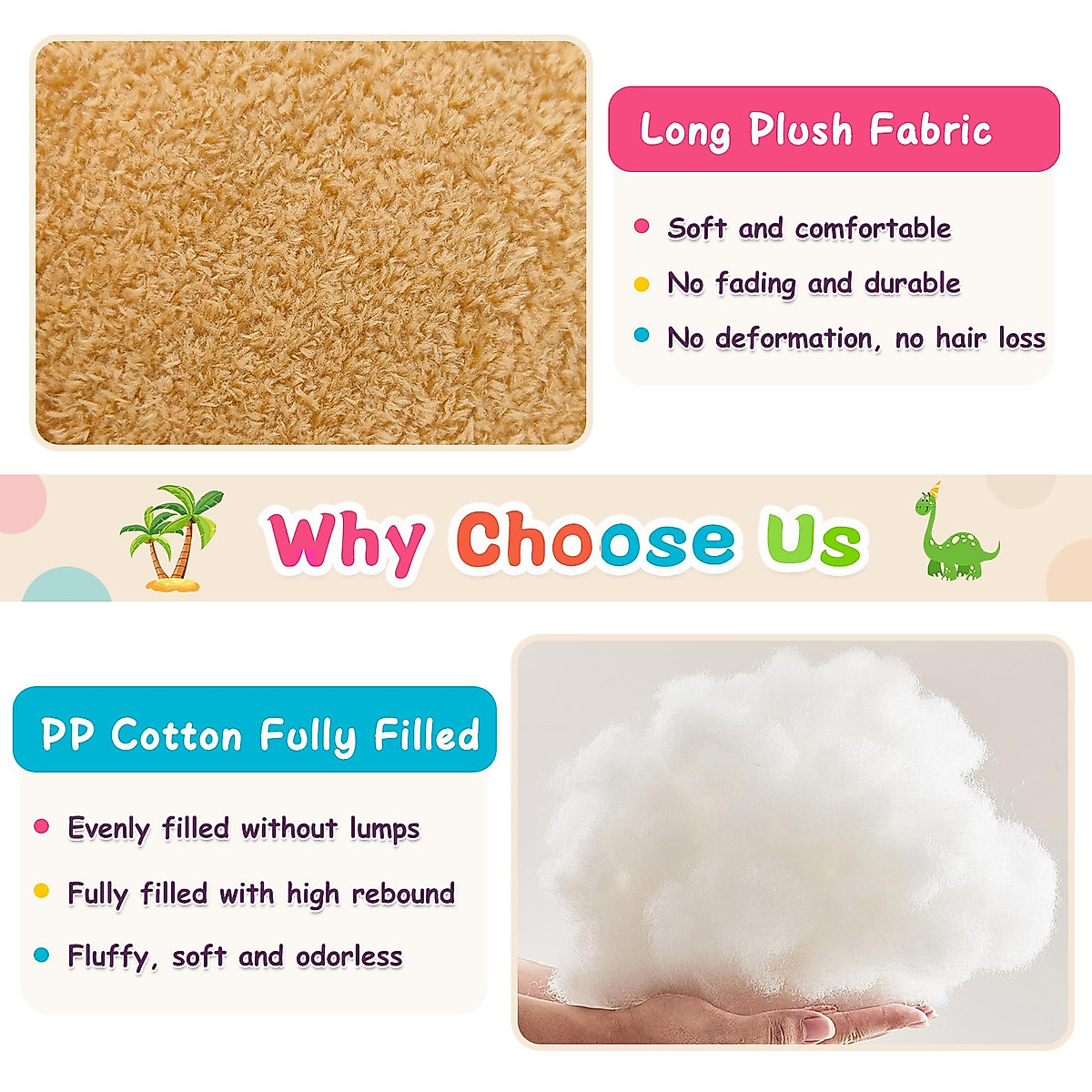 Andywoo Dino Chicken Nugget Pillow Plush is Funny Gifts, Dinosaur Chicken Nugget Pillow for Birthday Gifts, Dinosaur Gifts for Kids Teens and Adults (Tyran Rex, Small)