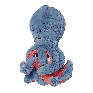 Manhattan Toy Dusty Blue Octopus 12" Ocean Sea Life Stuffed Animal Toy
