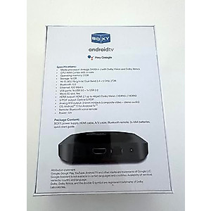 BOXY Android TV Box, Streaming Media Player 4K, Dune HD Media Center, Mini PC, AV1, USB 3.0, Ethernet, MKV/ISO 4K DV P7 FEL AFR, HDR10+, DTS, Netflix in 4K Dolby Vision & Atmos, Voice