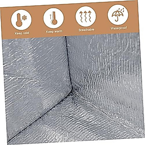 SOLUSTRE Insulated Bag insulated bag cloth insulated reusable grocery bags disposable cooler large cooler bag cooler bags insulated cooler bag food carrier Fresh food bag