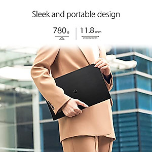 ASUS ZenScreen 15.6” 1080P Portable USB Monitor (MB166C) - Full HD, IPS, USB Type-C, USB-Powered, Eye Care, Tripod Mountable, Anti-Glare Surface, Protective Sleeve, 3-Year Warranty, 8.9"x14.2"x0.5"