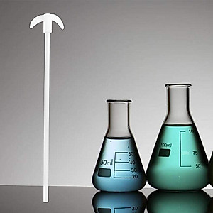 PTFE Stirring Rod High Temperature Stir Bar Laboratory Stirring Bar Laboratory Accessories for Stirring Solution in Scientific Research L 250mm W 40mm D 7mm Shaft Stirring Rod