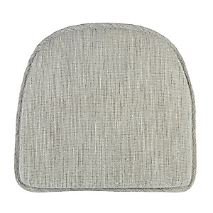 Klear Vu Raindrop The Gripper Non-Slip Kitchen Chair, 15"x16" Seat Pad, 4 Count (Pack of 1), Taupe